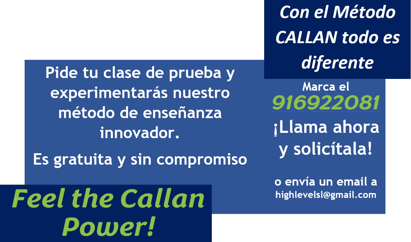 Academia de inglés en Pinto con método CALLAN para aprender inglés muy ...